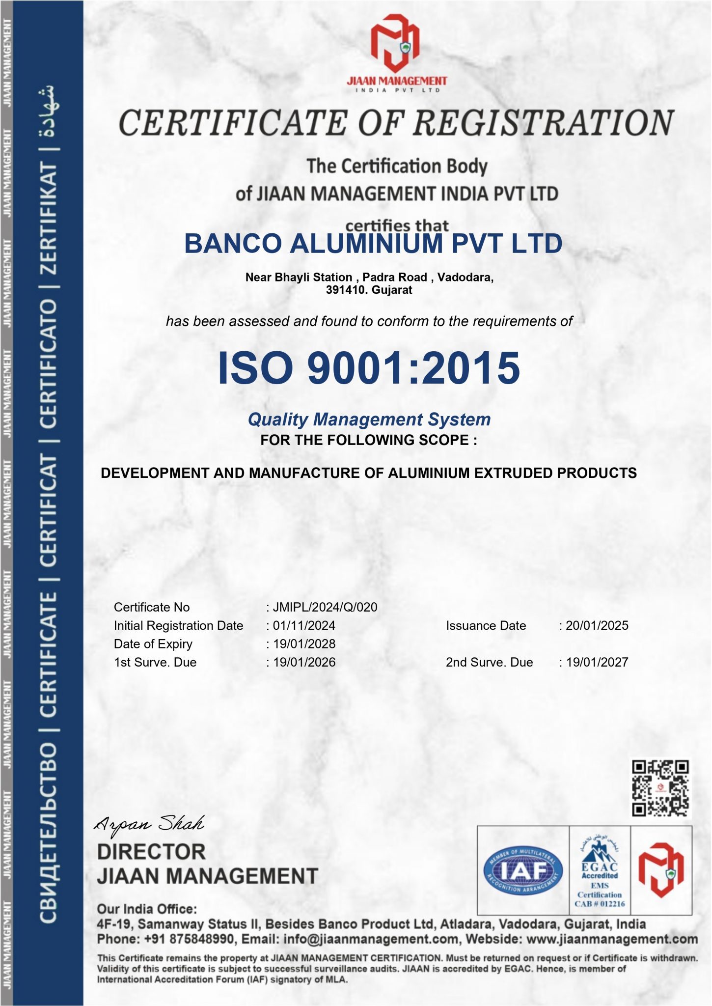 Sustainability – The Top Priority at Banco Aluminium